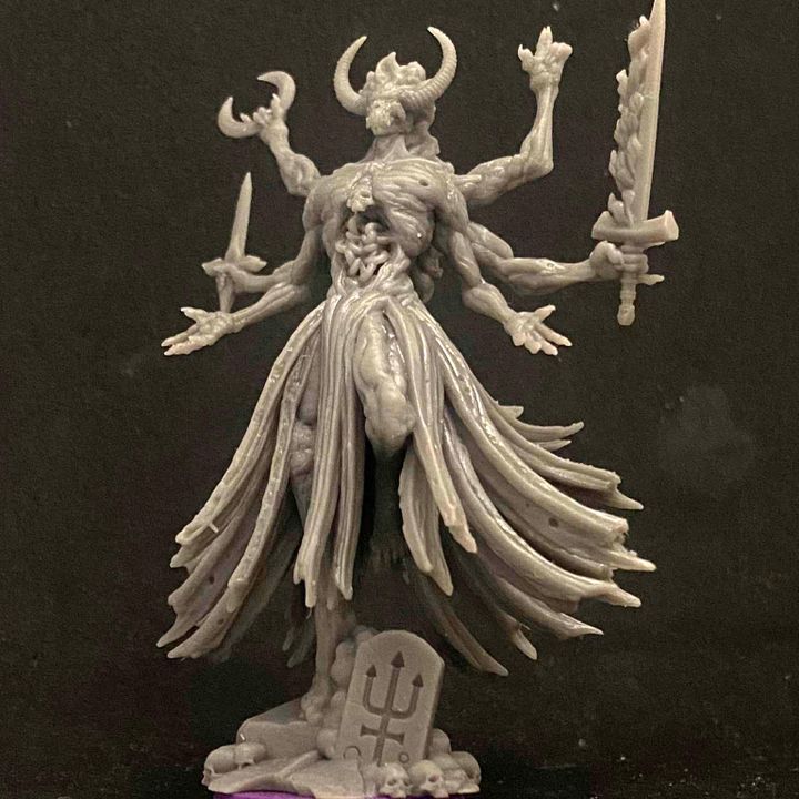 3D Printable BAPHOMET SORCERER by PAPSIKELS MINIATURES