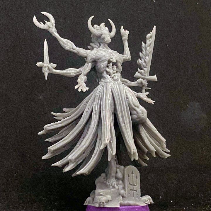 3D Printable BAPHOMET SORCERER by PAPSIKELS MINIATURES