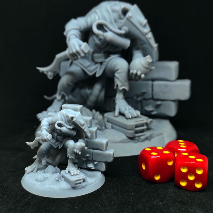 3D Printable FANTASY WWII: REICH RATMAN (MERCHANT LICENSE) by Apache-Studio