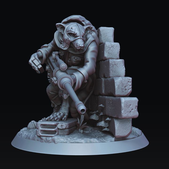 3D Printable FANTASY WWII: REICH RATMAN (MERCHANT LICENSE) by Apache-Studio