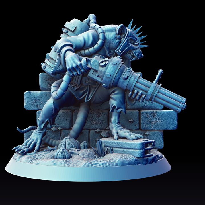 3D Printable FANTASY WWII: REICH RATMAN (MERCHANT LICENSE) by Apache-Studio