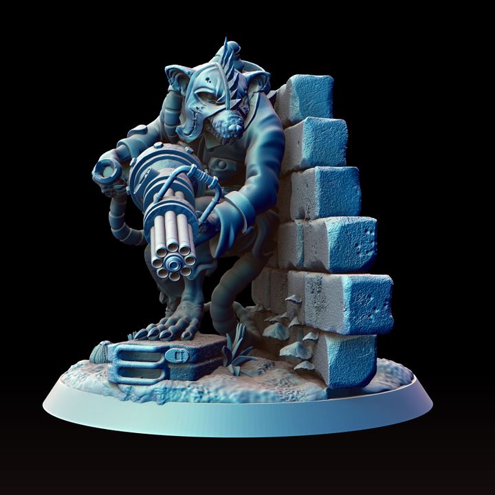 3D Printable FANTASY WWII: REICH RATMAN (MERCHANT LICENSE) by Apache-Studio