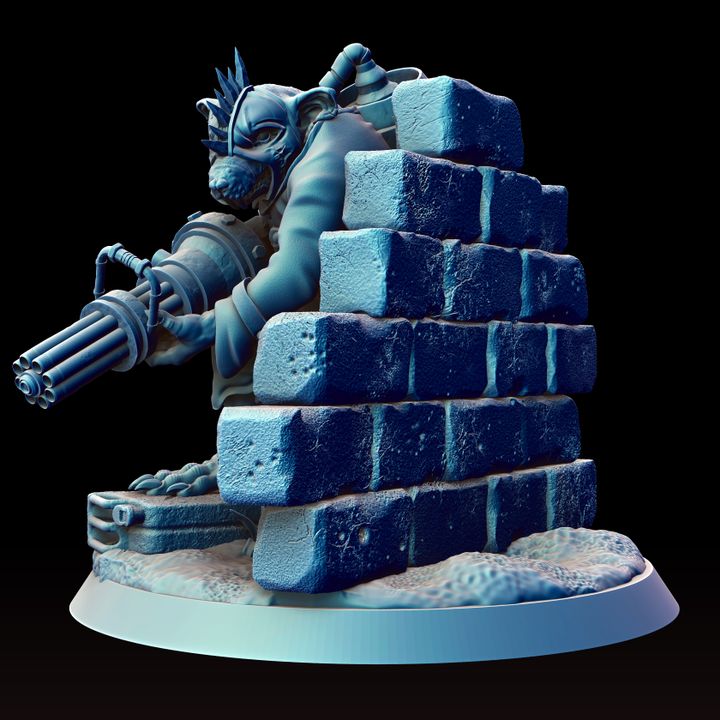 3D Printable FANTASY WWII: REICH RATMAN (MERCHANT LICENSE) by Apache-Studio