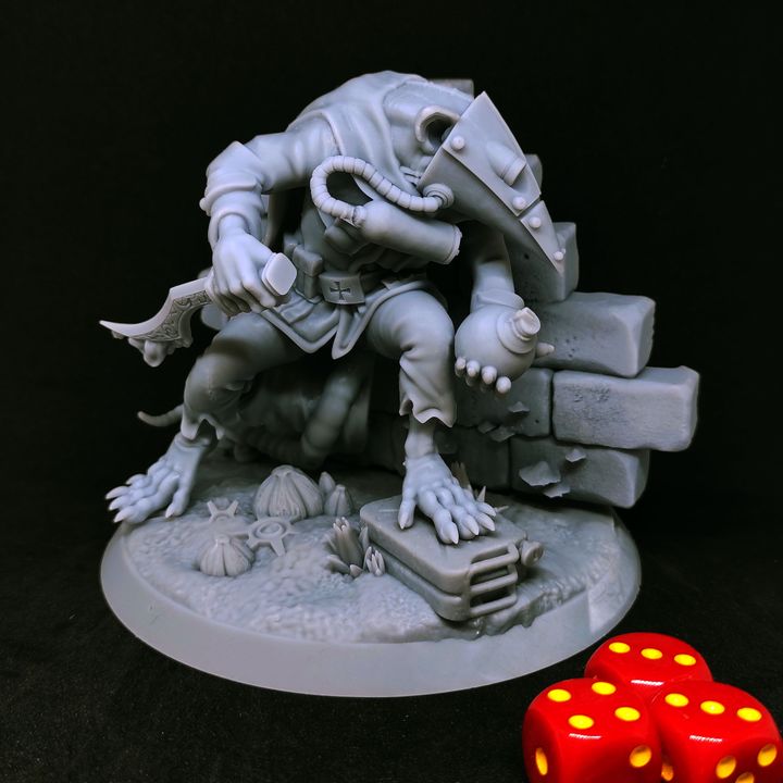 3D Printable FANTASY WWII: REICH RATMAN (MERCHANT LICENSE) by Apache-Studio