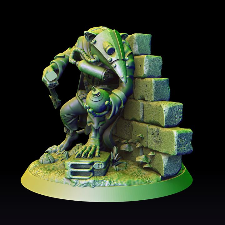 3D Printable FANTASY WWII: REICH RATMAN (MERCHANT LICENSE) by Apache-Studio