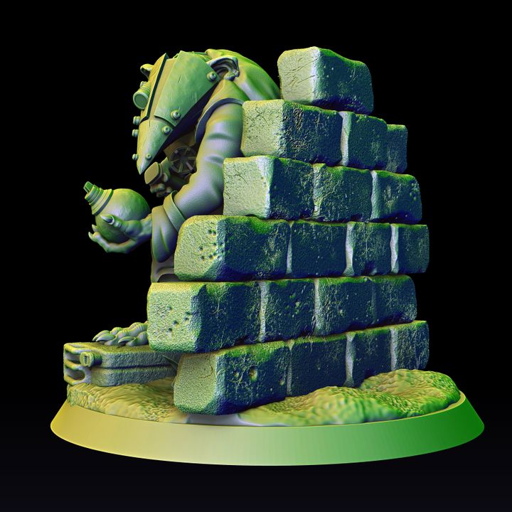 3D Printable FANTASY WWII: REICH RATMAN (MERCHANT LICENSE) by Apache-Studio