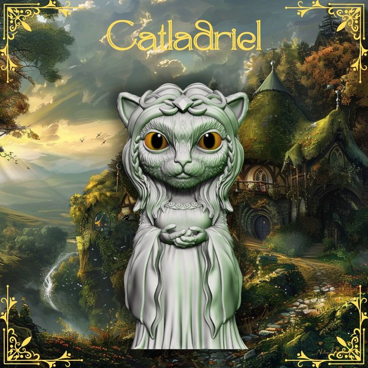 3D Printable Lord of the Cats Merchant License by Apache-Studio