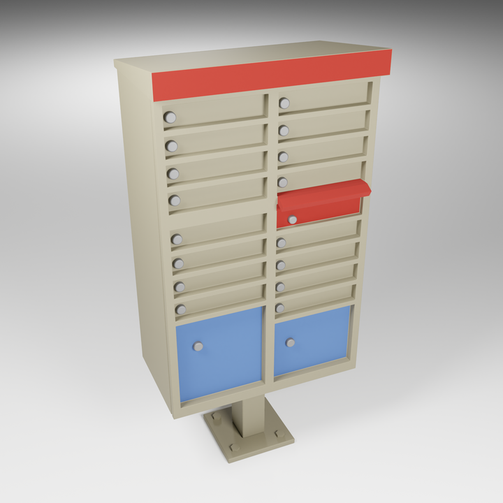 3D Printable Mailbox by JSK Miniatures