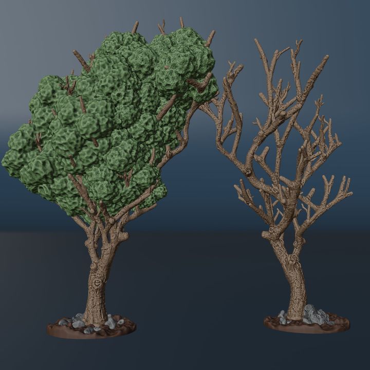3D Printable Trees by HexBrick