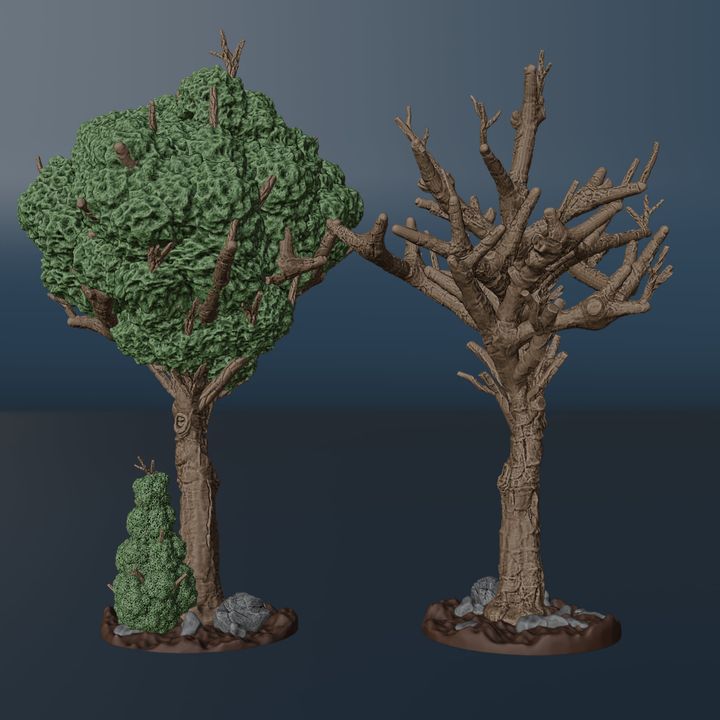3D Printable Trees by HexBrick