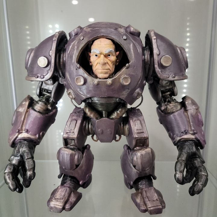 3D Printable Mech Goblin Warrior Cyber Tabletop Fantasy Model by 3D ...