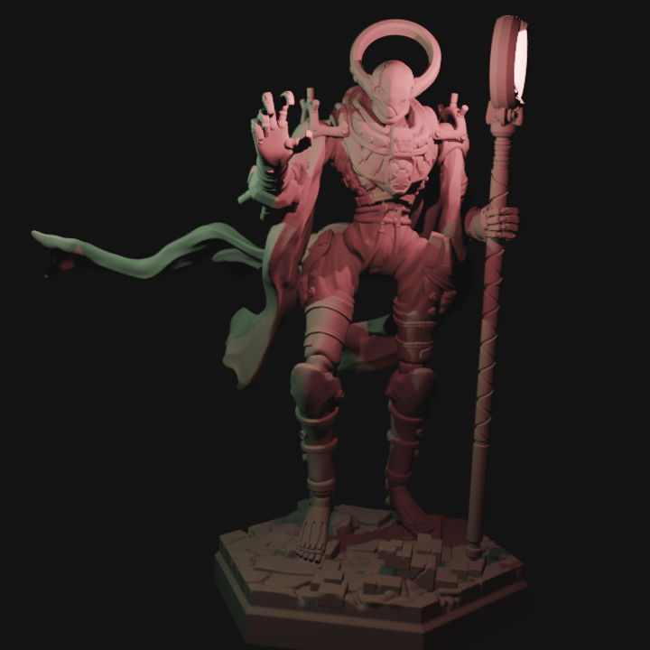 3D Printable LANCER Black Witch by La voie du crane