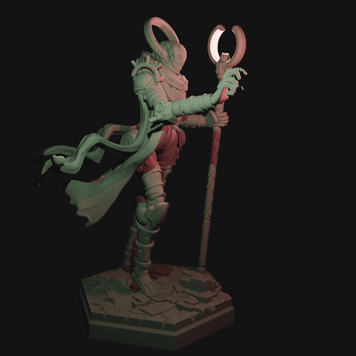 3D Printable LANCER Black Witch by La voie du crane