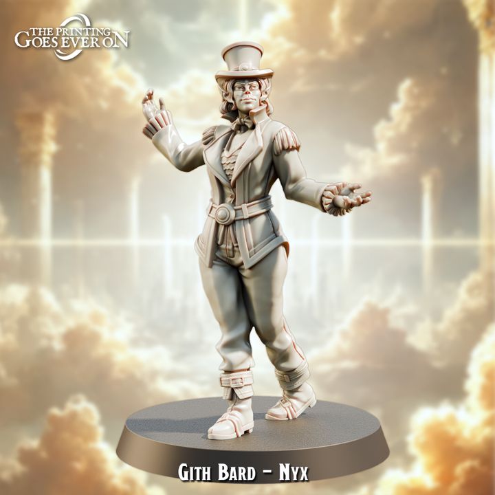3D Printable Gith Bard - Nyx - Presupported by The Printing Goes Ever On