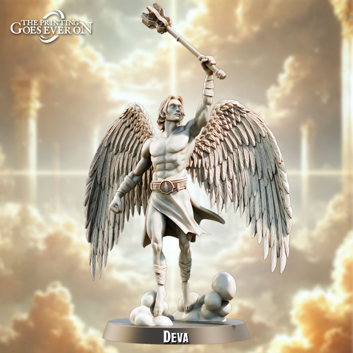 3D Printable Deva - Presupported by The Printing Goes Ever On