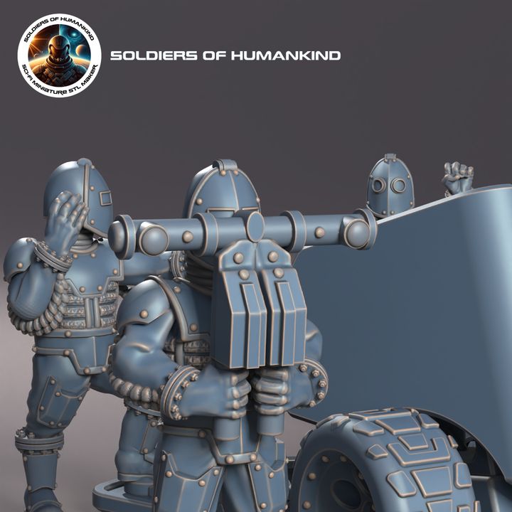 3D Printable Astra Auxilia Heavy Artillery guns by SoldiersofHumankind