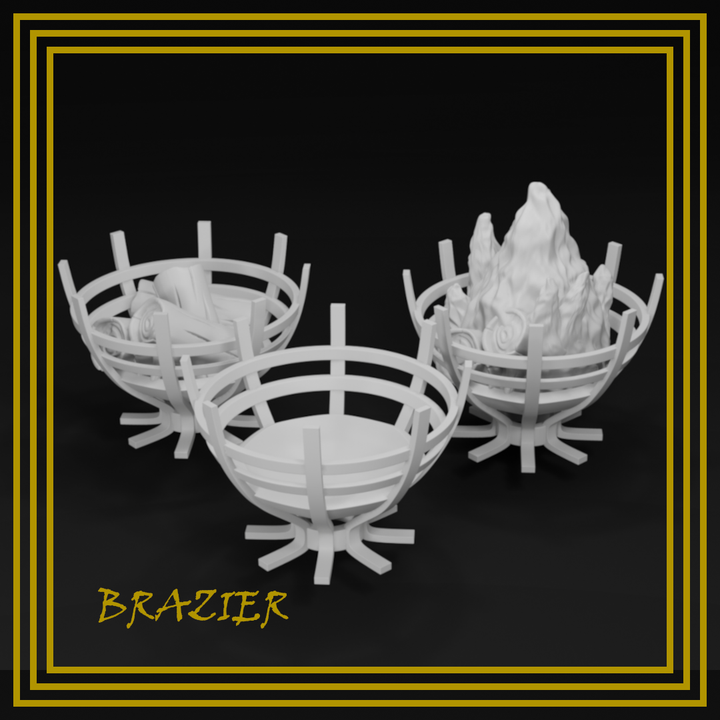 3D Printable Brazier Mini by Auto Generate