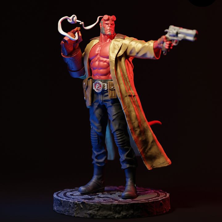 3D Printable Hell boy CHARACTER BY ESM by chuankang cheng