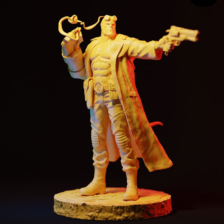3D Printable Hell boy CHARACTER BY ESM by chuankang cheng
