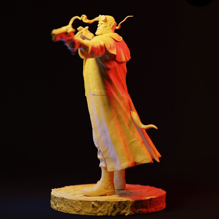 3D Printable Hell boy CHARACTER BY ESM by chuankang cheng