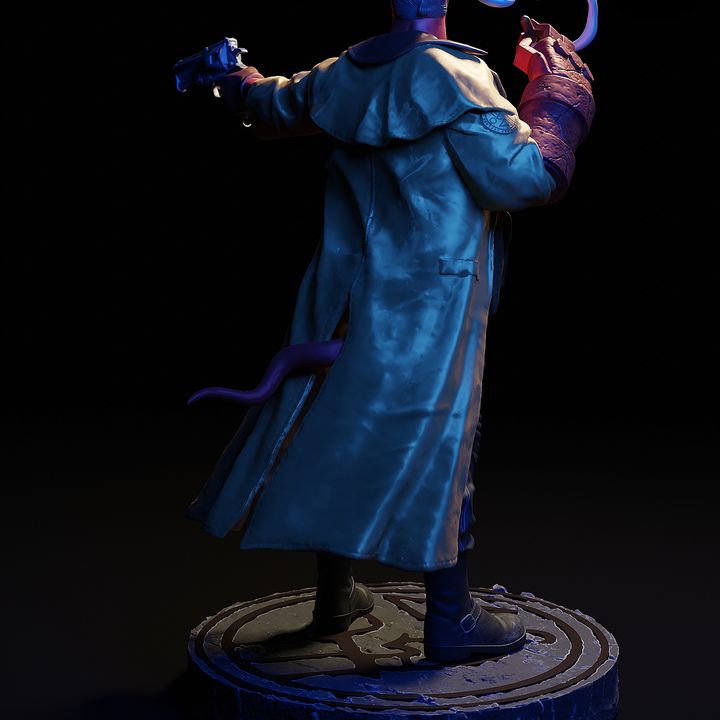 3D Printable Hell boy CHARACTER BY ESM by chuankang cheng