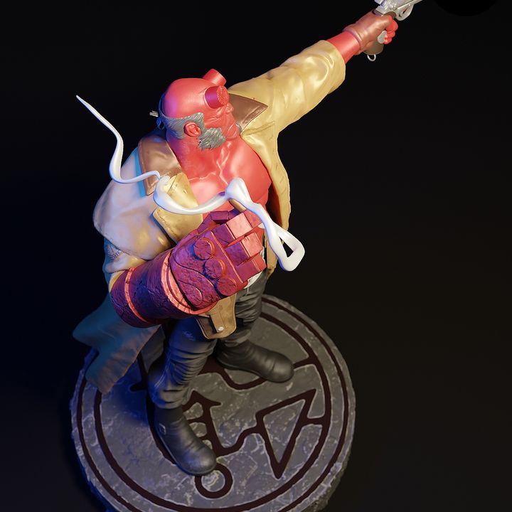 3D Printable Hell boy CHARACTER BY ESM by chuankang cheng