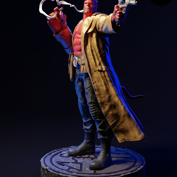 3D Printable Hell boy CHARACTER BY ESM by chuankang cheng