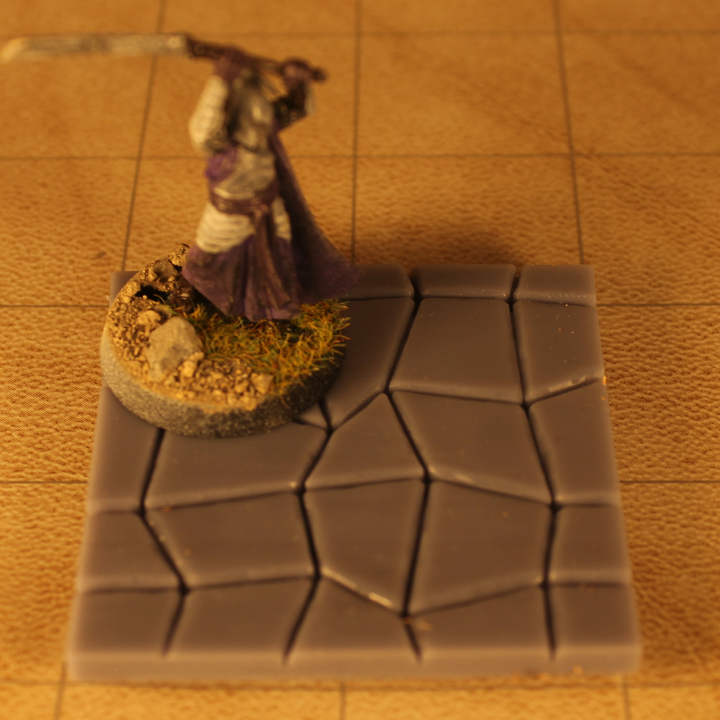 3D Printable Stone Tile Slab Mini by Auto Generate