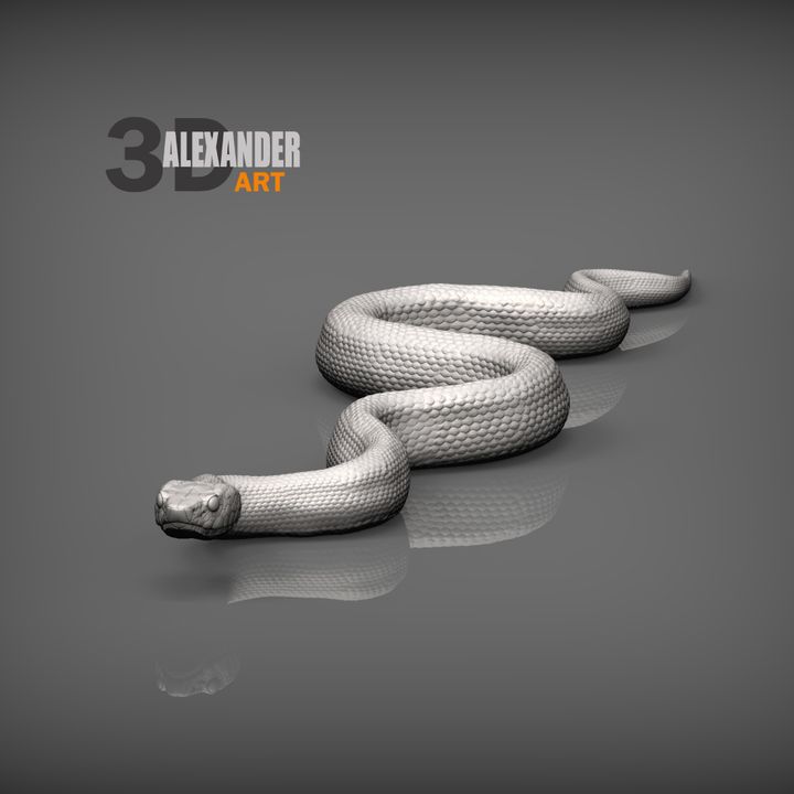 3D Printable Copperhead by Alexander3dart