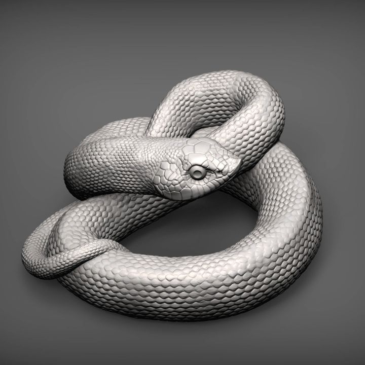 3D Printable hognose snakes by Alexander3dart