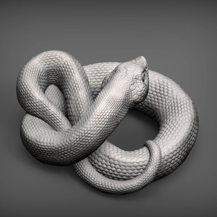 3D Printable hognose snakes by Alexander3dart
