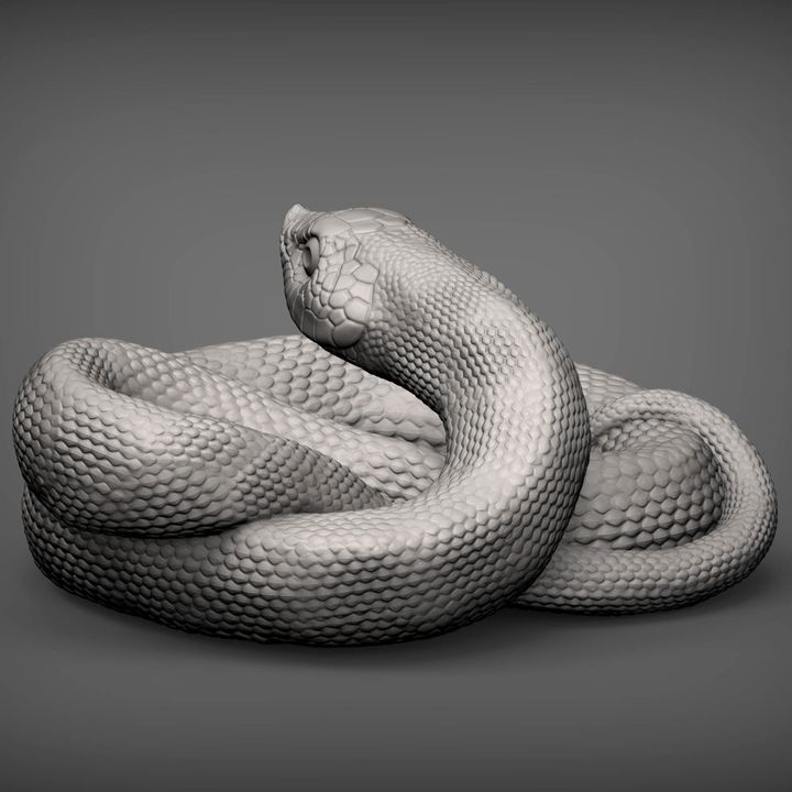 3D Printable hognose snakes by Alexander3dart