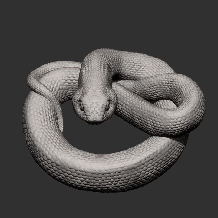 3D Printable hognose snakes by Alexander3dart