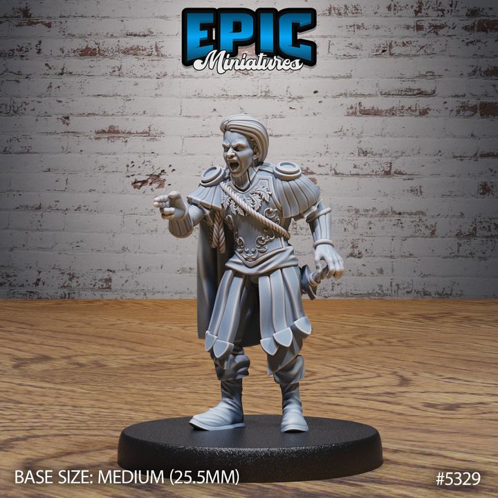 3D Printable Noble General / Human Villager / Humanoid Settler ...