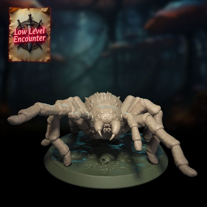 3D Printable Giant Spider by Low Level Encounter