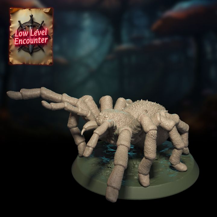 3D Printable Giant Spider by Low Level Encounter