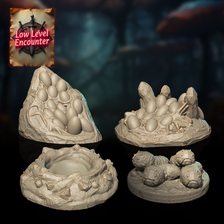 3D Printable Ant Lair Scenery Pieces by Low Level Encounter