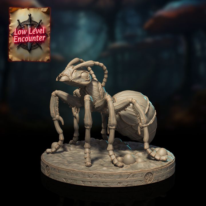 3D Printable Fire Ant by Low Level Encounter