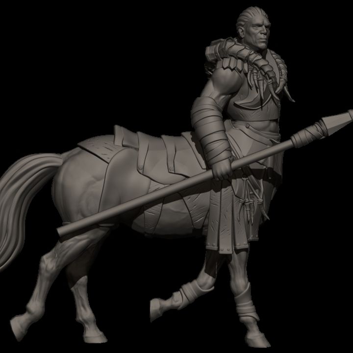 3D Printable Centaur High Poly for 3d Print by Andryuha1981