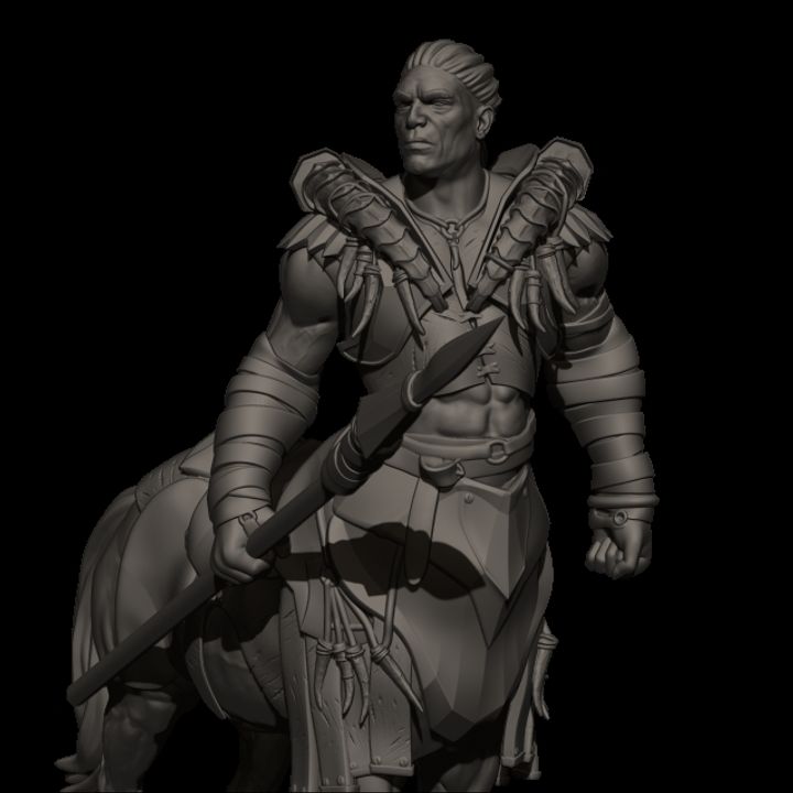 3D Printable Centaur High Poly for 3d Print by Andryuha1981