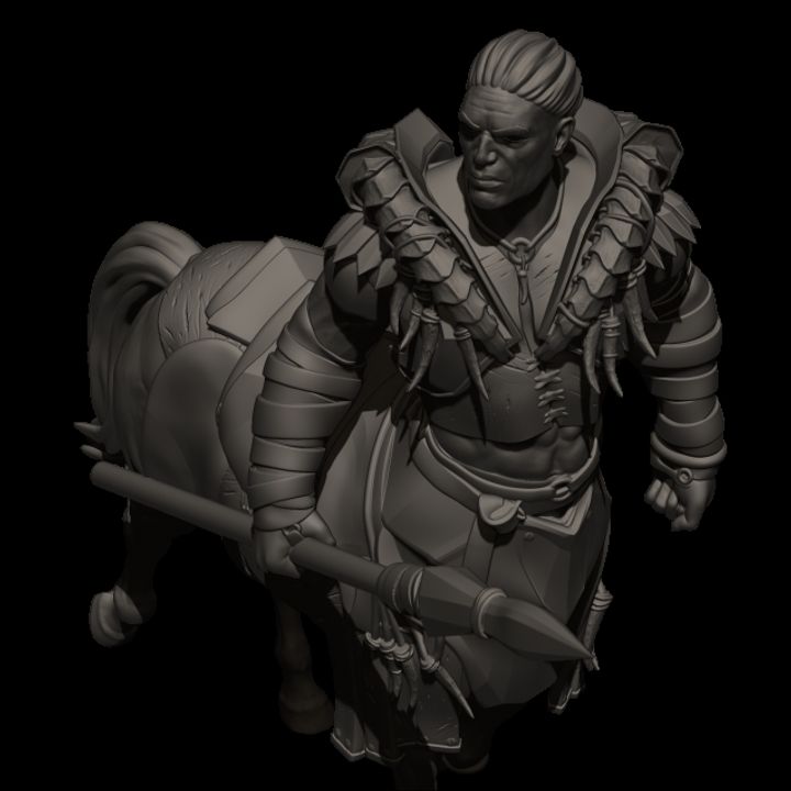 3D Printable Centaur High Poly for 3d Print by Andryuha1981