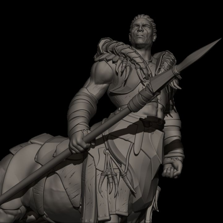 3D Printable Centaur High Poly for 3d Print by Andryuha1981