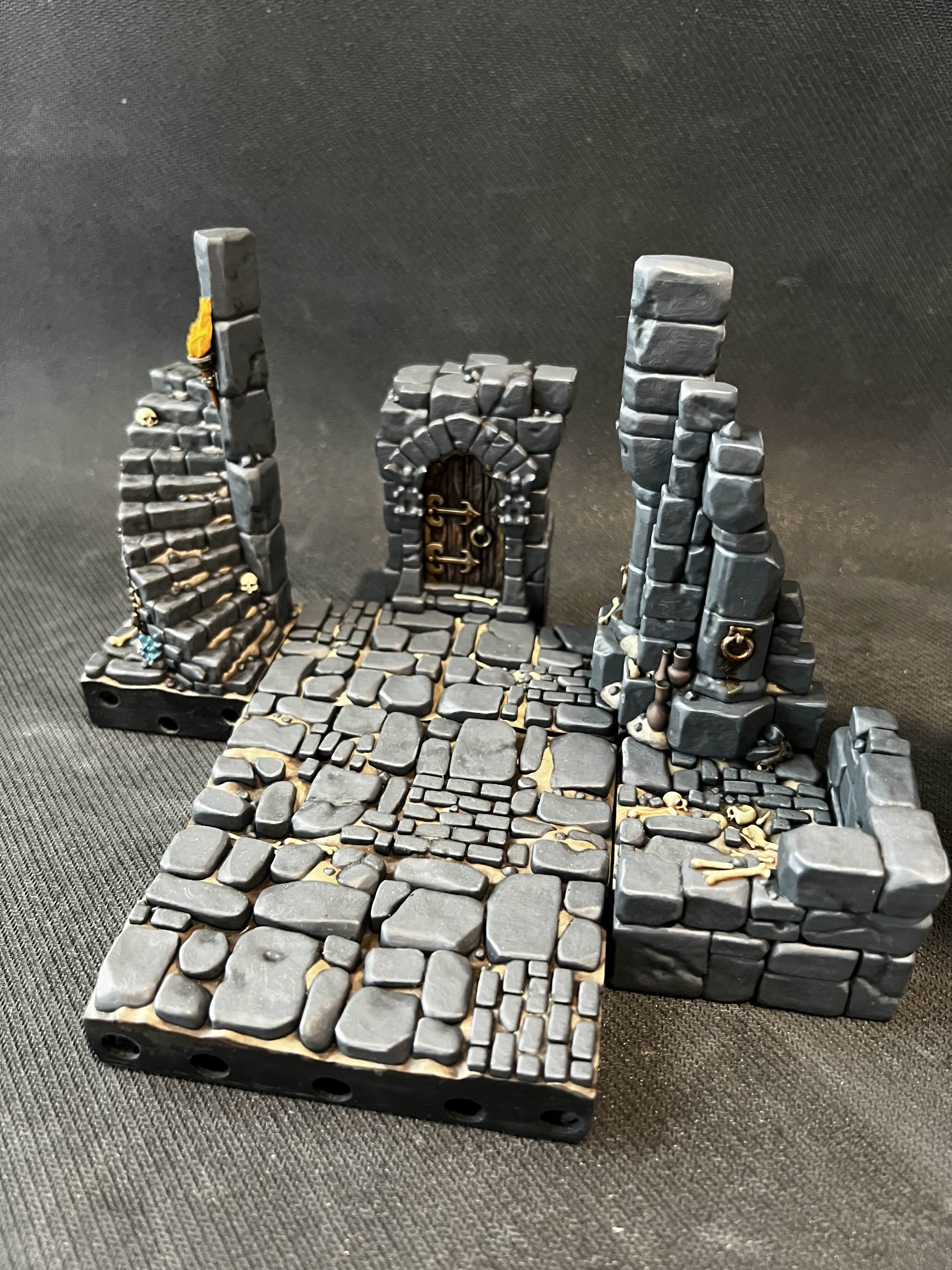 3D Printable Dungeon Diorama Tiles - Curse of the Citadel "Great Hall ...