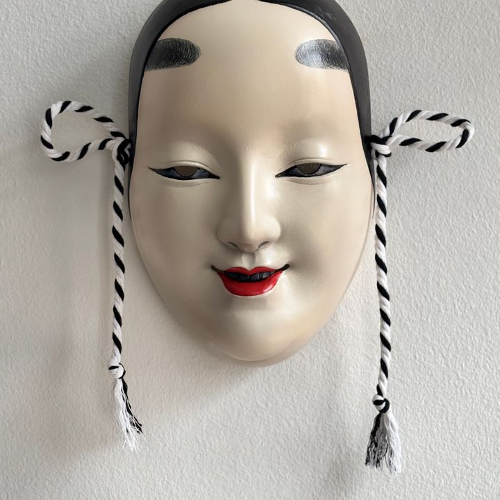 3D Printable onna - japanese mask by Golden Kaeru