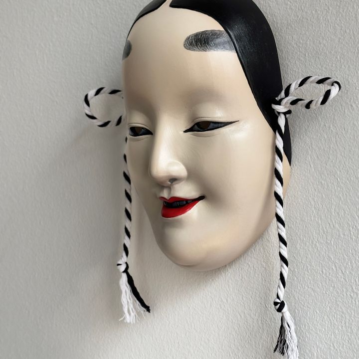 3D Printable onna - japanese mask by Golden Kaeru
