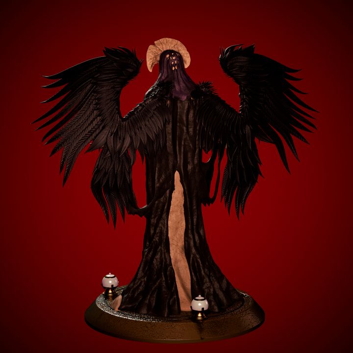 3D Printable Angel of Death Hellboy by Denis