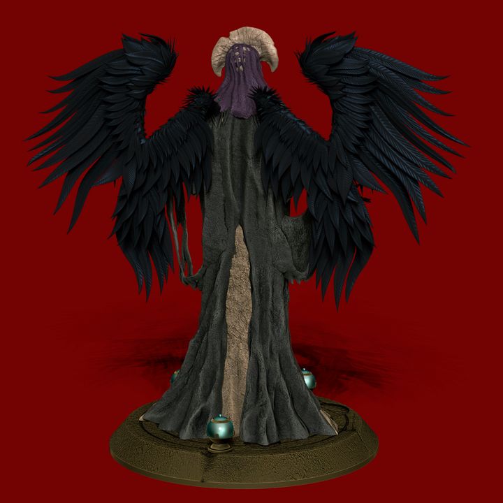 3D Printable Angel of Death Hellboy by Denis