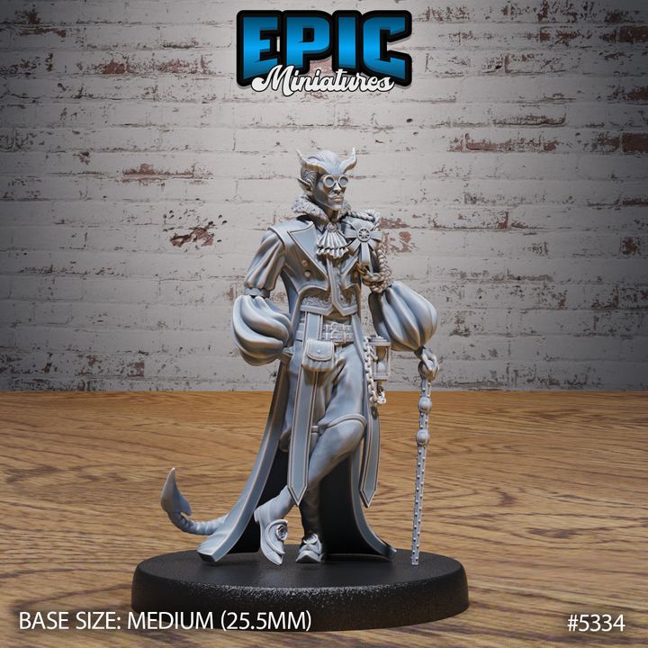 3D Printable Tiefling Noble Set / Demonic Humanoid / Devil Villager ...
