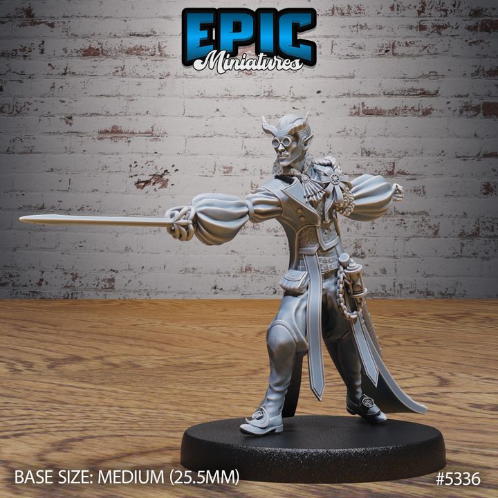 3D Printable Tiefling Noble Set / Demonic Humanoid / Devil Villager ...