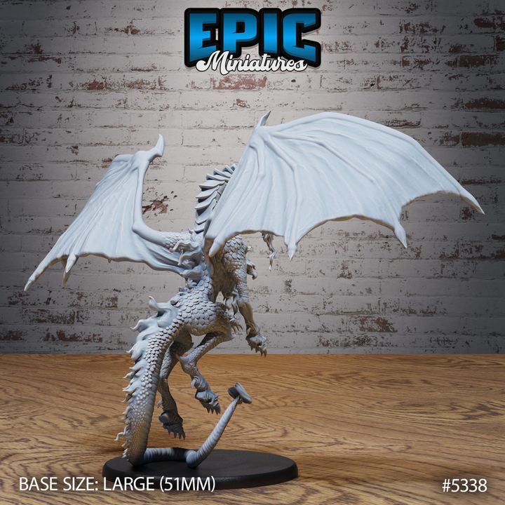 3D Printable Moonstone Dragon Set / Legendary Drake / Mountain Monster ...